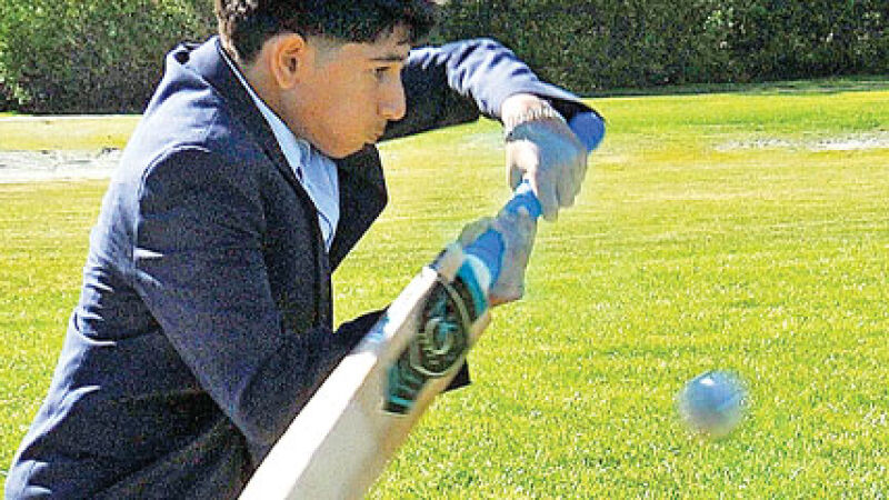 Community celebrates new cricket field