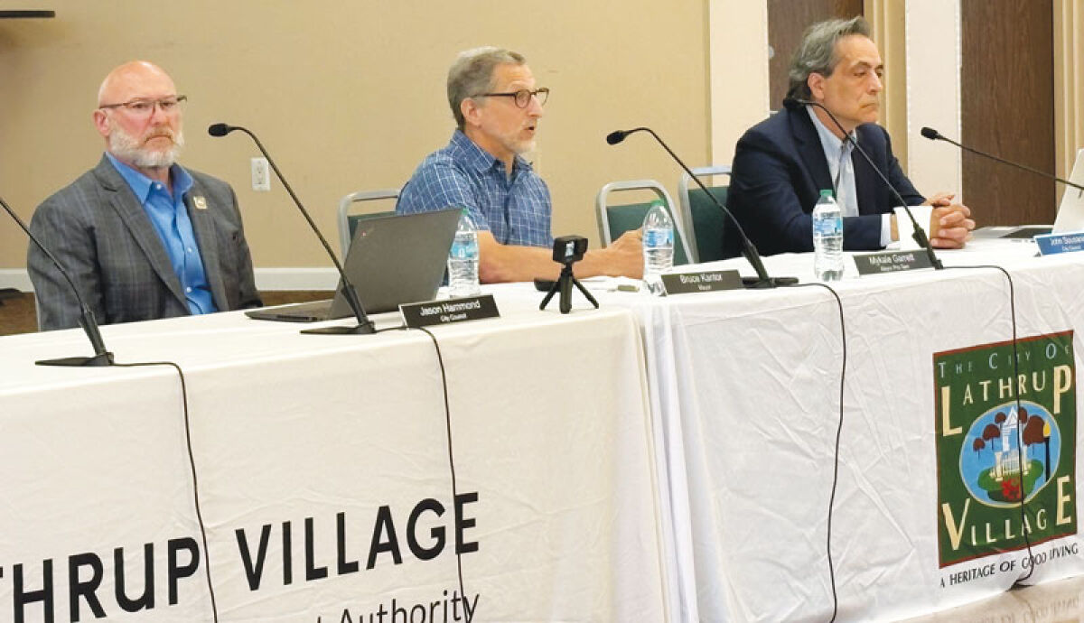 Lathrup Village holds town hall about special assessment, 2 millages