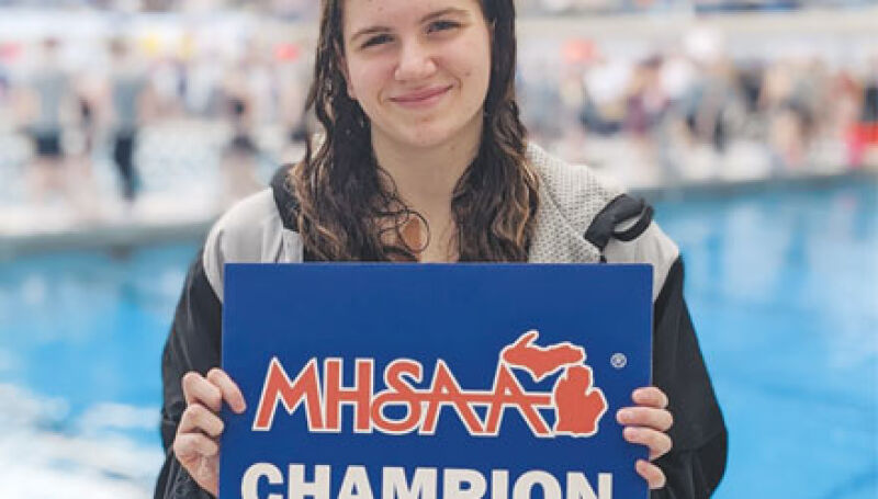 West Bloomfield freshman shines at swimming state finals