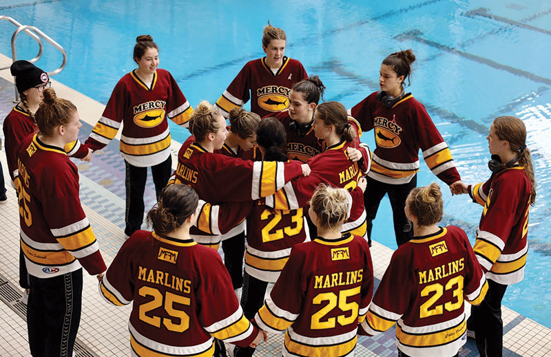 Mercy girls swim went ‘above and beyond’ expectations this year