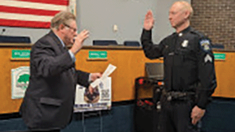 Shelby Township Police Department promotes officer to sergeant