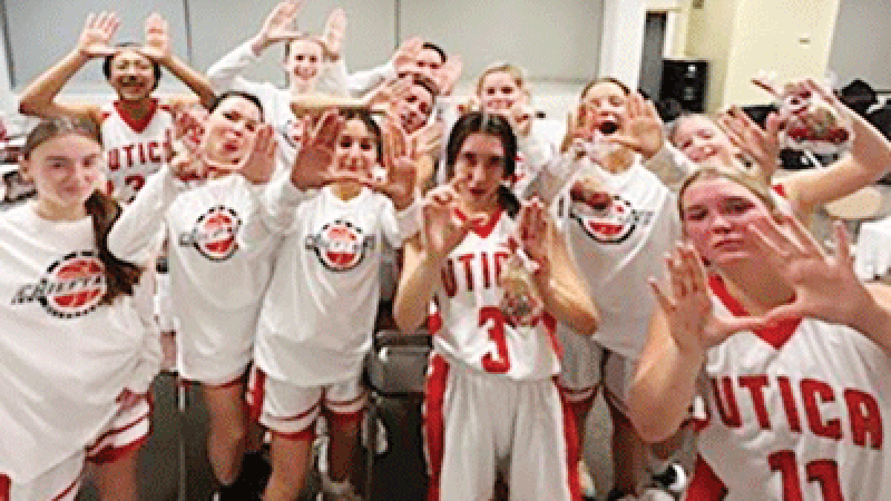 Utica freshman girls basketball achieves perfection in 2023 season