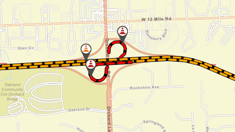 Multiple I-696 ramp closures impact local residents