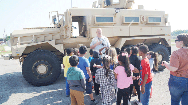 Students get up close with first responders