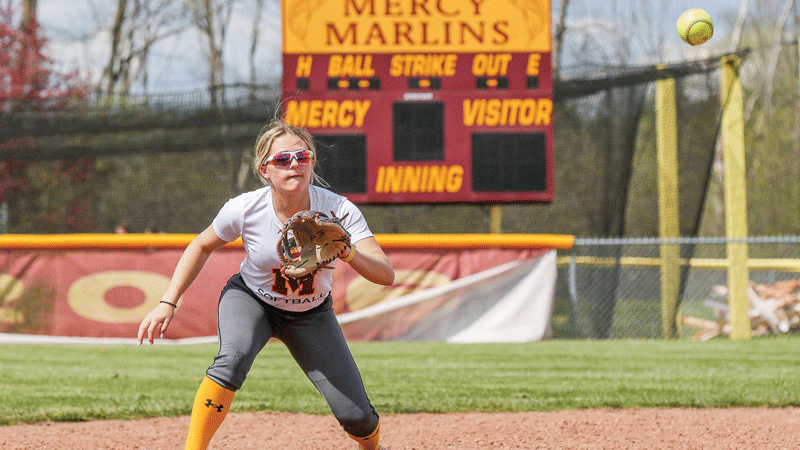 Mercy softball trio earns all-State honors