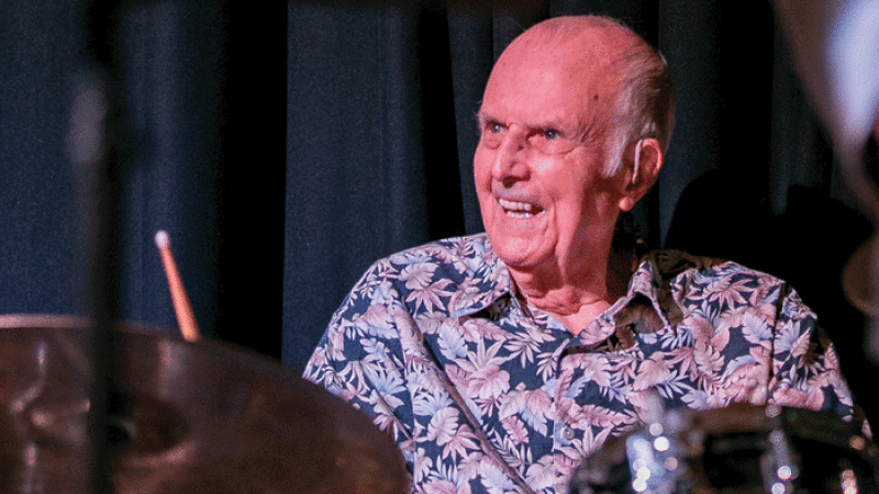 At 90, jazz drummer is still on the beat