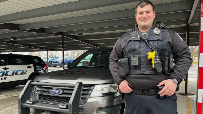 Fraser officer rescues woman from burning vehicle
