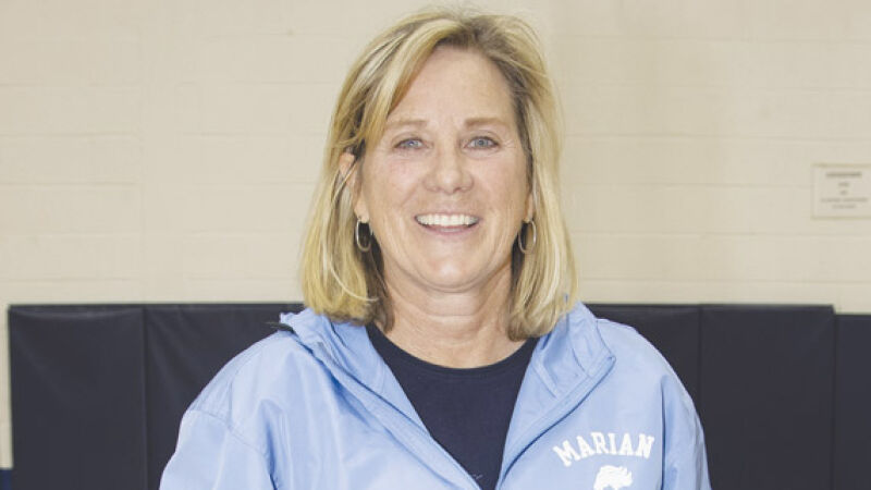 Legendary Marian coach honored for record-setting achievement