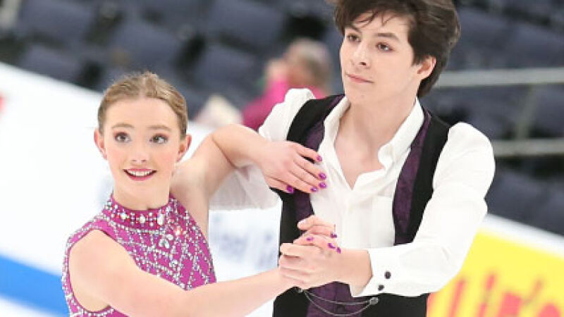 Novi novice ice dance team claims second national title