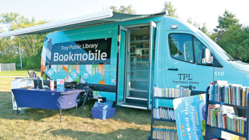 Bookmobile rolls into town