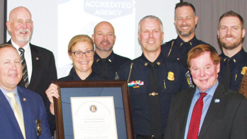 Clinton Township Police Department celebrates accreditation with ceremony