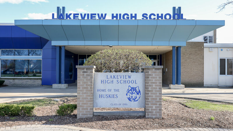 Police investigating racist graffiti at Lakeview High School