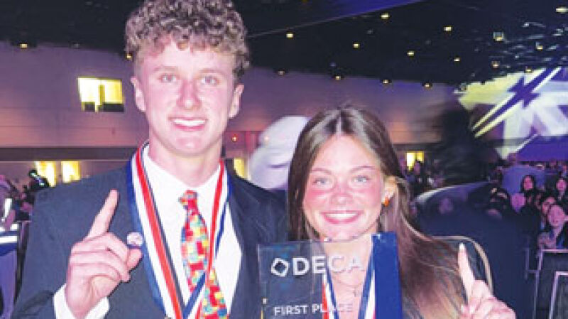 Utica High School team places first at DECA international conference