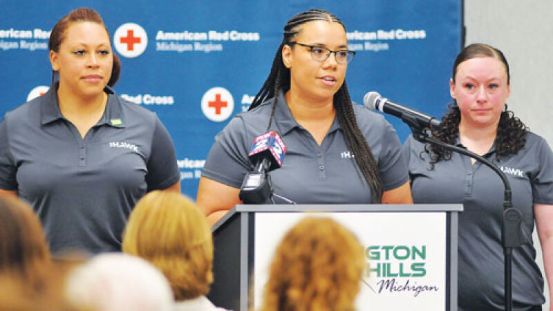 Lifeguards hailed as heroes after reviving dispatcher